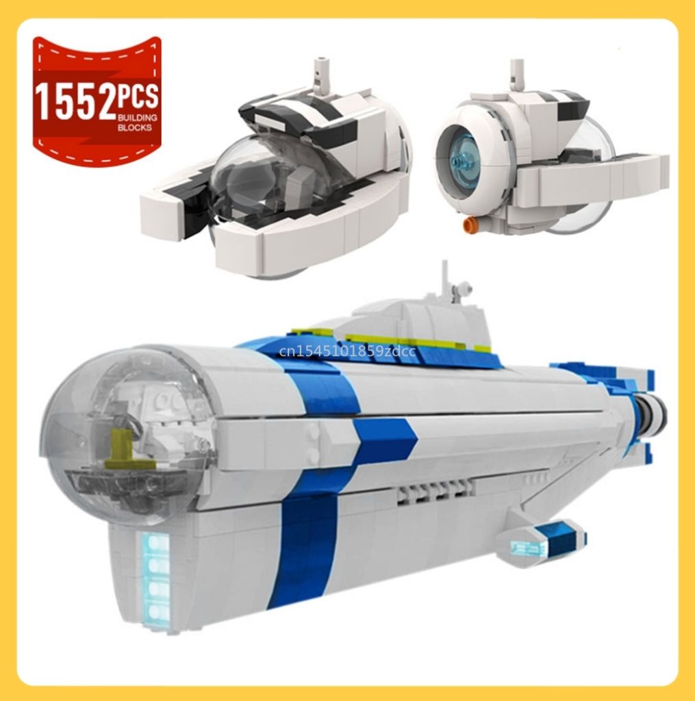 Subnauticaed Cyclops Submarine Building Block Set | Subnautica Shop
